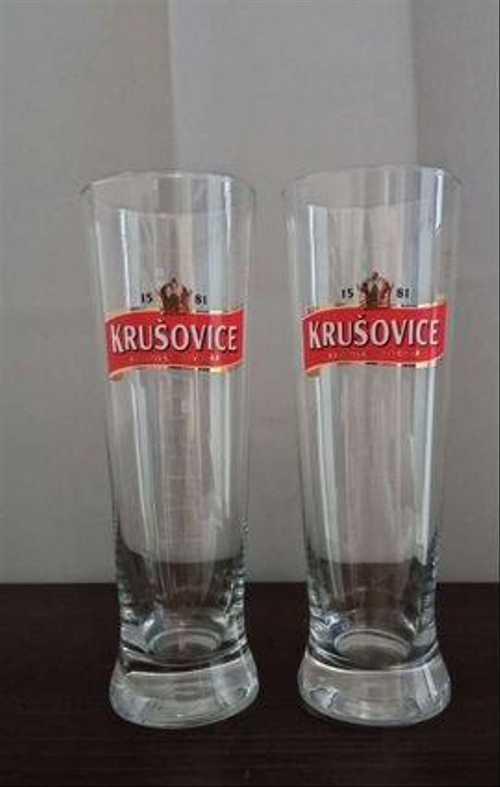 Пивные бокалы Krusovice