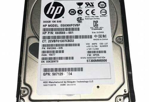 Жесткий диск HP 300Gb 728712-B21 728759-001 SAS