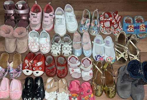 Обувь для девочки от рождения до 5 лет