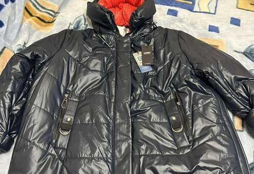 Куртка женская зимняя большой размер 68-70
