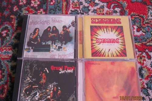 CD диски Shocking Blue Scorpions Rolling Stones