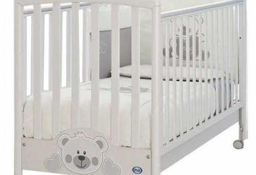 Кроватки детские Pali Funny bear белые - 2 штуки