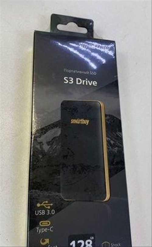 Внешний SSD Smartbuy S3 Drive 128GB USB 3.0