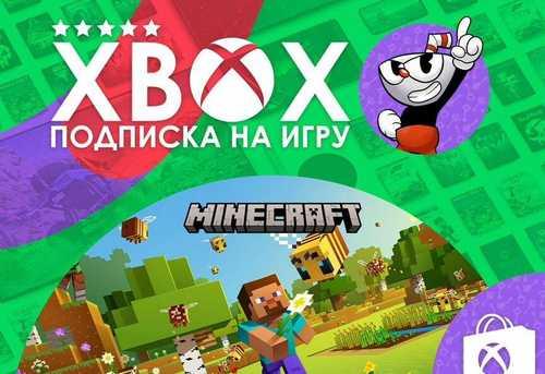 Подписка для Xbox на игру Minecraft