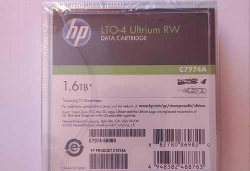 Картридж C7974A, HPE Ultrium, LTO4, 1.6TB