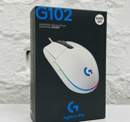 Игровая мышь Logitech G102 LightSync White (910-00