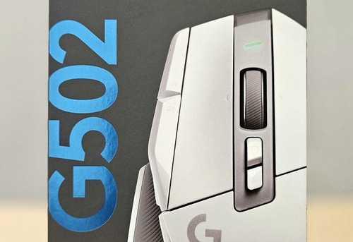 Logitech g502x lightspeed, белая