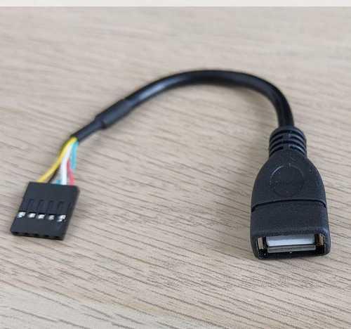 Кабель USB - 5 pin, 10 см