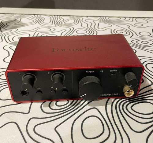 Звуковая карта focusrite scarlett 4rd gen