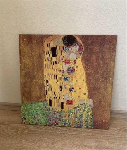 Картина «Поцелуй» Густав Климт