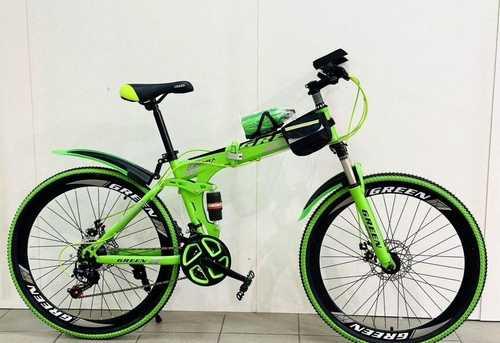 Велосипед Green складная рама 26R 2023г (зеленый)