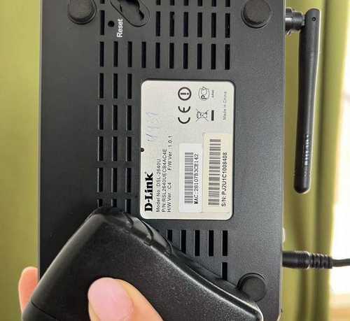 Беспроводной маршрутизатор D-Link DSL-2640U