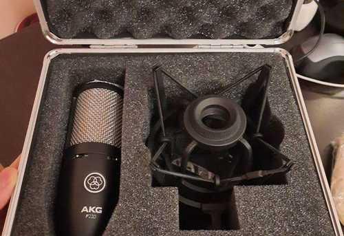 Микрофон AKG P220 со стойкой Aura