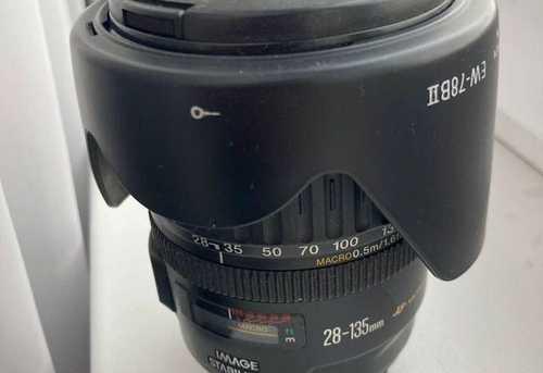 Canon EF 28-135mm IS USM + EW-78Bll