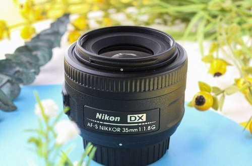 Объектив Nikon AF-S 35mm f1.8G DX