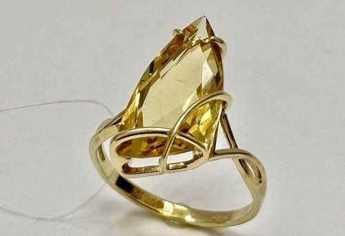 Кольцо золотое с камнем 18 р.(L14)