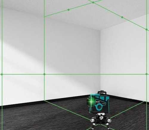 Лазерный уровень 360 Hilda 12 линий 3D
