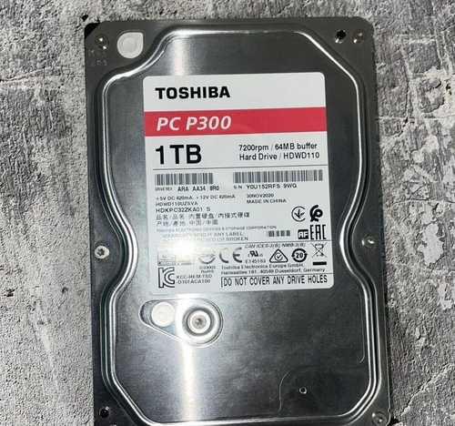 Жесткий диск 1 тб toshiba p300