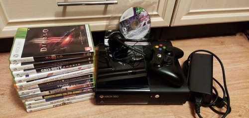 Xbox 360 500gb 40игр + диски