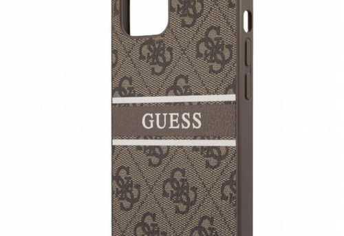 Чехол Guess для iPhone 14 Plus 4GD, коричневый