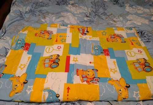 Постельное белье в дет.кроватку + одеяло и подушка