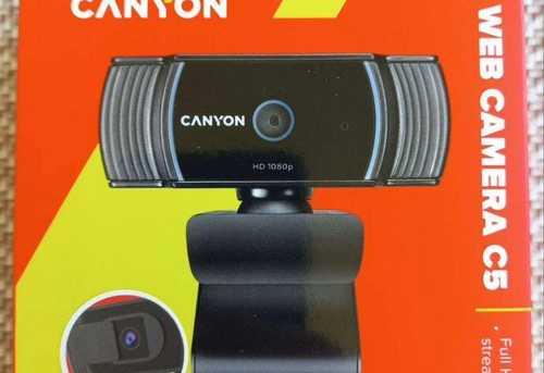 Веб-камера Canyon C5 FullHD новая