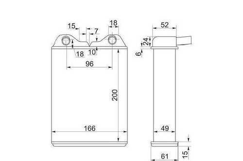 Радиатор отопителя салона Land Cruiser
