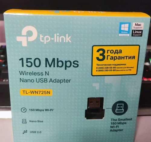 Wi fi адаптер tp link tl wn725n