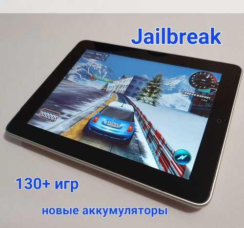 iPad 1, 64gb, 130игр, Новые Аккумуляторы