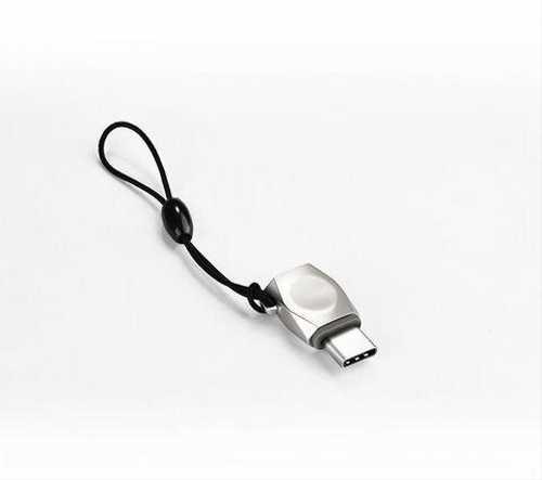 Переходник Hoco с Micro-USB на Type-C UA8 (Silver