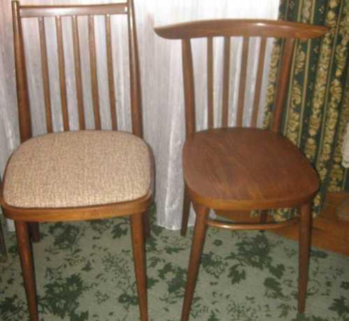Старинные венские стулья чсср. Отреставрированы