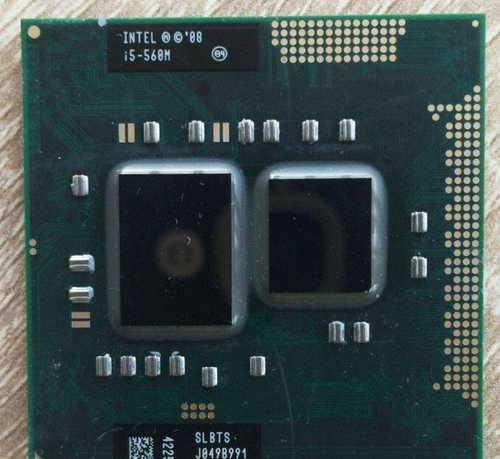 Процессор Intel core i5 560m rPGA988