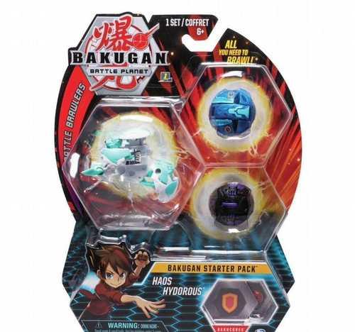 Оригинал стартовый набор Bakugan Haos Hydorous