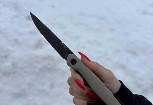 Нож black stonewash, G10 TAN MR.blade astris
