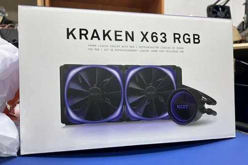 Nzxt Kraken X63 RGB сво на процессор