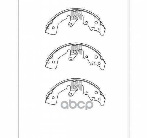 Колодки тормозные барабанные зад HO Fit GE6