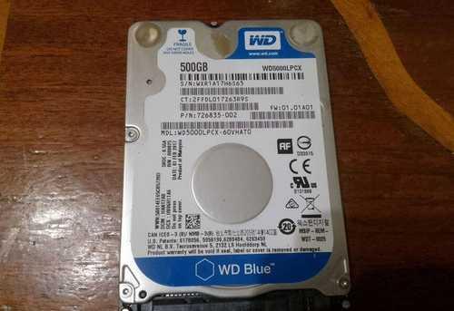Жесткий диск WD 5000lpcx 500 GB