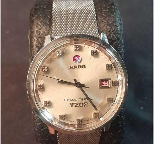 Часы мужские Rado cosmo travel V202 1958 год