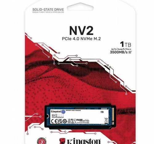 Ssd m2 nvme SSD накопитель Kingston NV2 SNV2S/1000