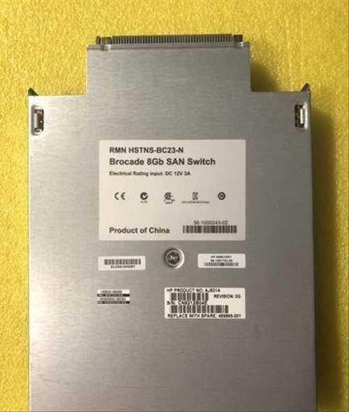 Коммутатор HP Brocade 8Gb SAN Switch Part № AJ821A