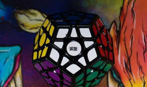 Головоломка Megaminx MoYu AoHun (чёрный пластик)