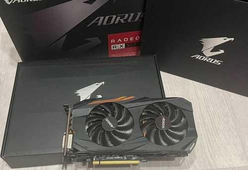 Игровая видеокарта rx570 с ргб