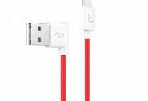 Кабель Hoco UPM10 microUSB 2.4A 1.2м красный KAB14