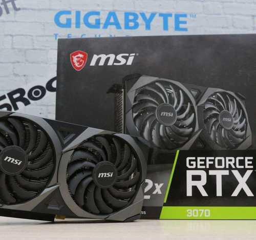 Видеокарта MSI Ventus 2X RTX 3070 8Gb