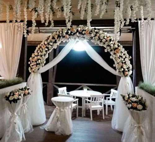 Свадебная арка, свадебный декор
