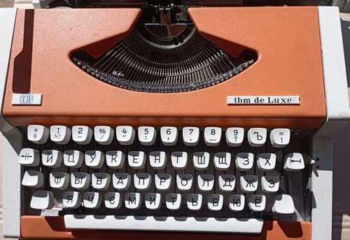 Пишущая машинка tbm de Luxe