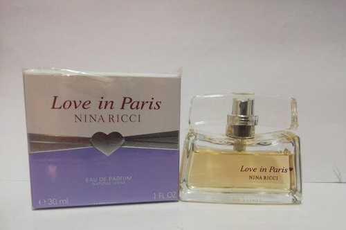 Nina Ricci Love in Paris, парф.вода