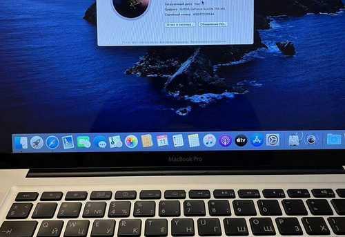 MacBook Pro 15", 8Gb/1Tb/SSD, 2,8GHz, mid 2009