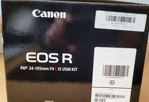 Canon EOS R camera + RF 24-105mm + переходник