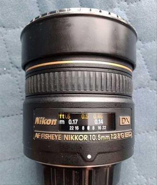 Объектив AF DX Fisheye-Nikkor 10.5mm f/2.8G ED